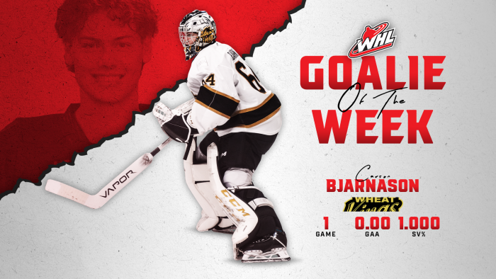Brandon’s Ethan McCallum named WHL Rookie of the Week
