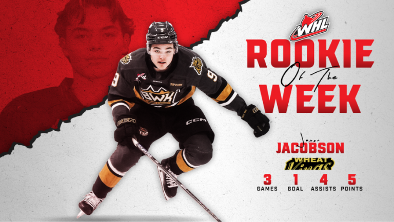 Brandon’s Burke Hood named WHL Goaltender of the Week